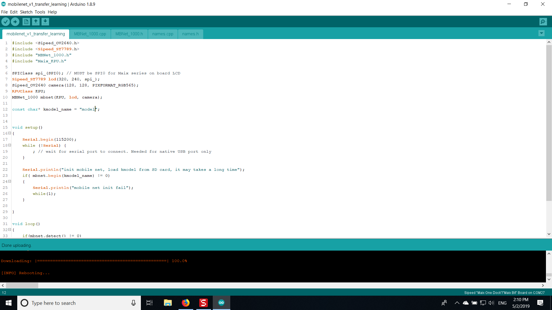 Image Recognition With K210 Boards and Arduino IDE/Micropython : 6 Steps (with Pictures ...