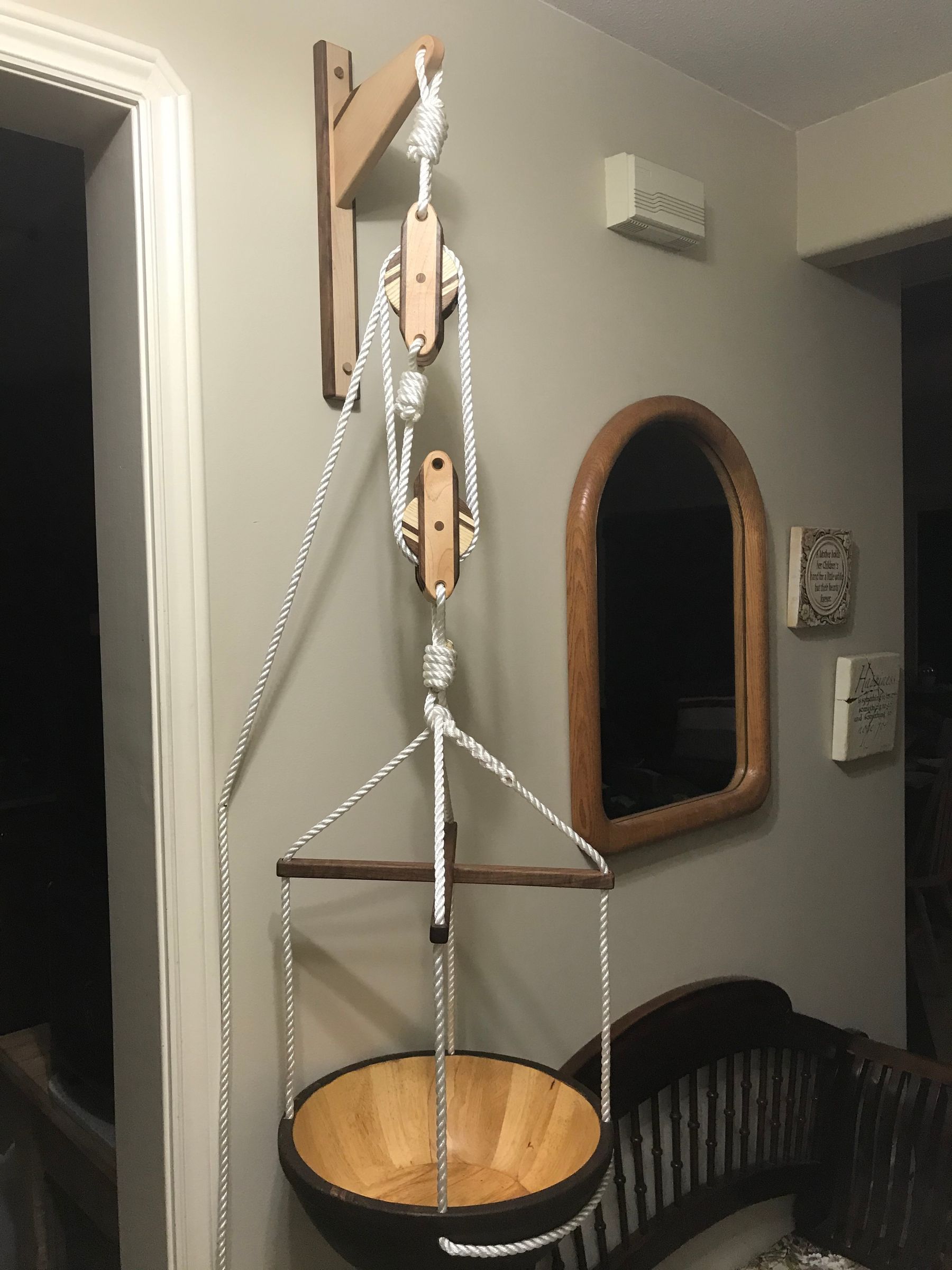Functional & Decorative Wooden Block and Tackle : 10 Steps (with ...