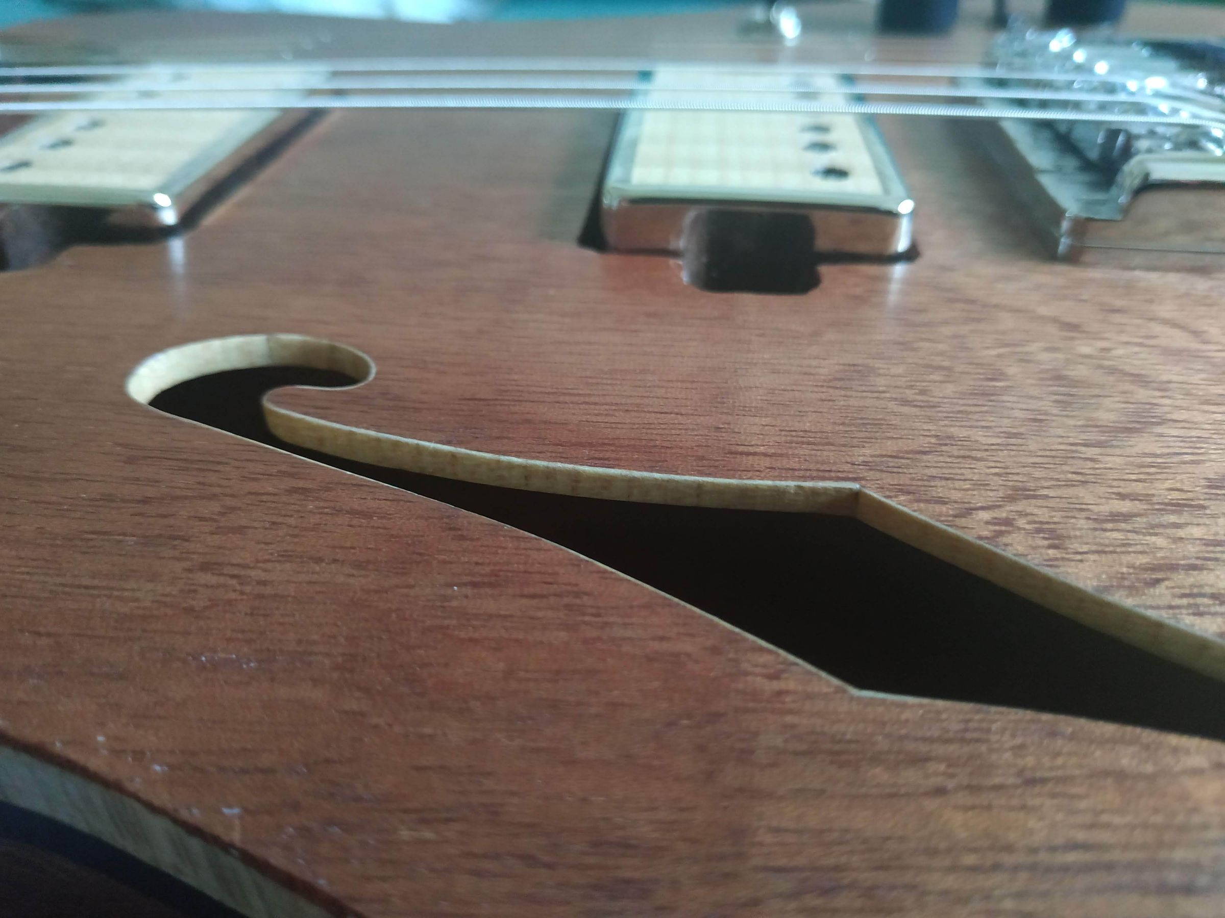 Building a Guitar: Telecaster Thinline : 12 Steps (with Pictures ...