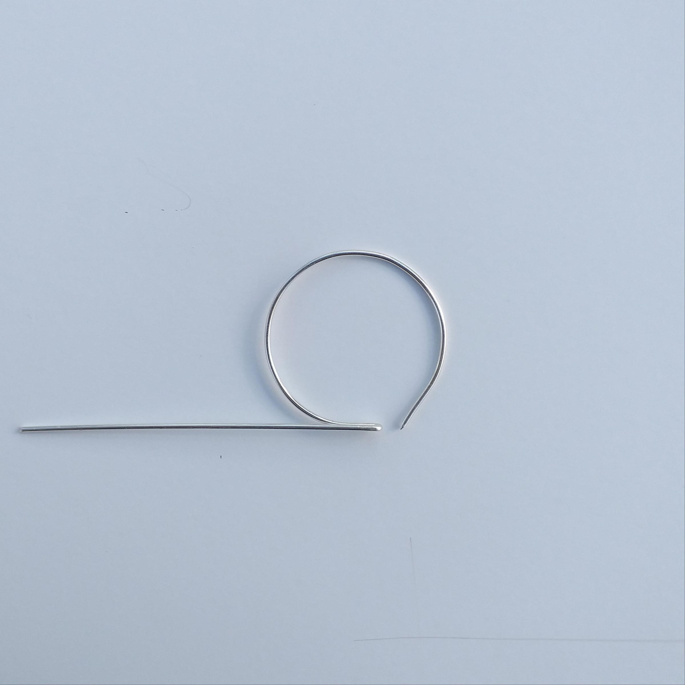 How to Make a Crescent Moon Pendant Using Wire : 11 Steps (with ...