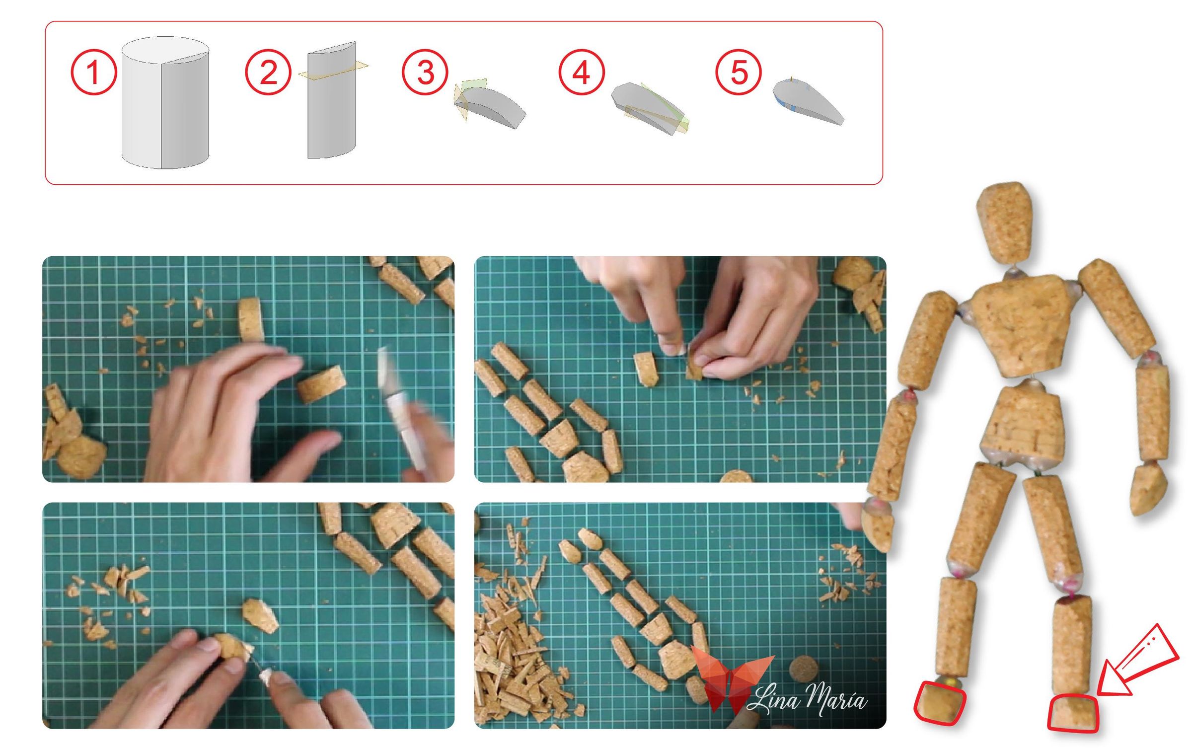 An Ergoman Made Out of Corks : 9 Steps (with Pictures) - Instructables