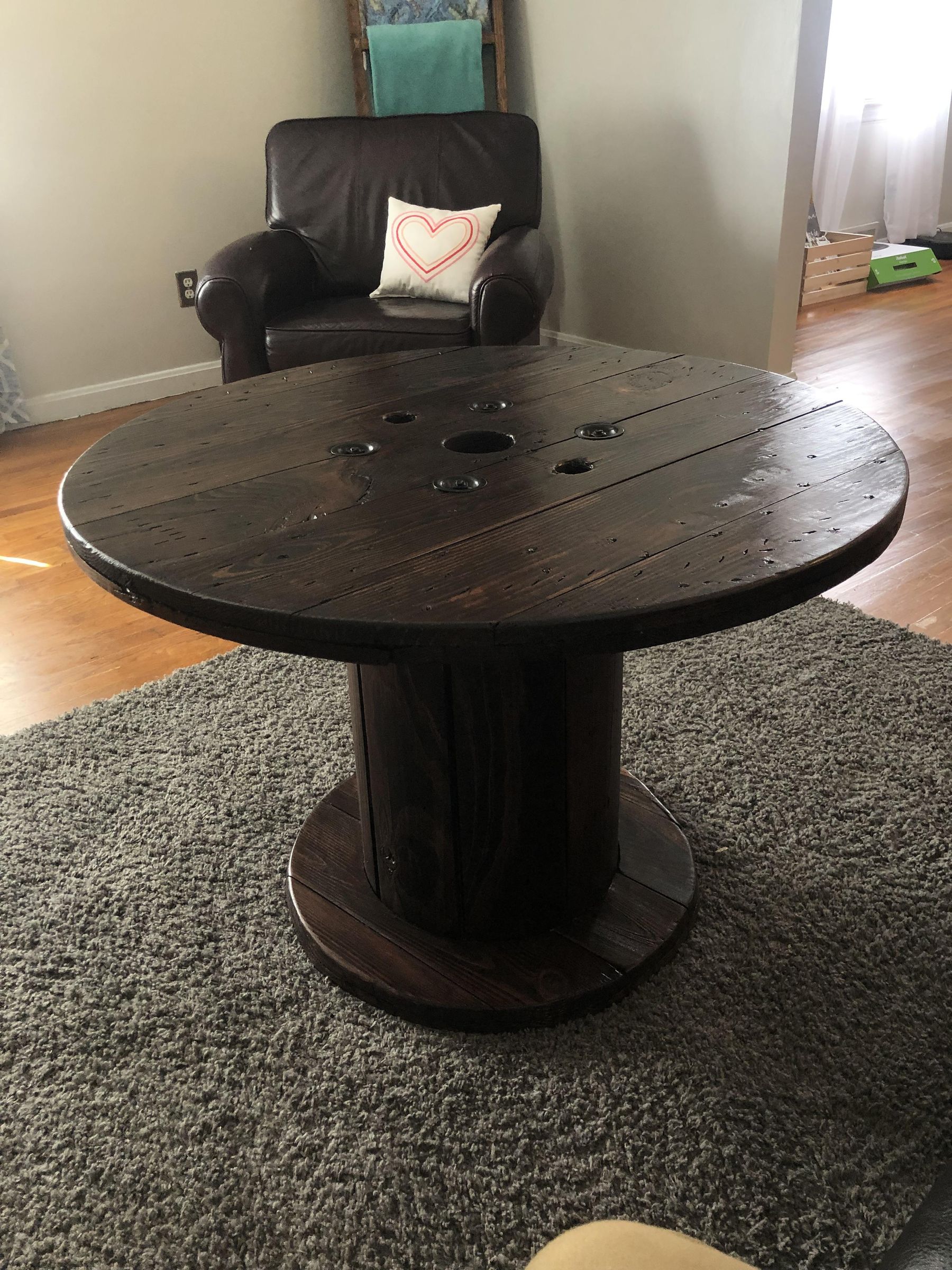 Wire Spool Coffee Table : 4 Steps (with Pictures) - Instructables