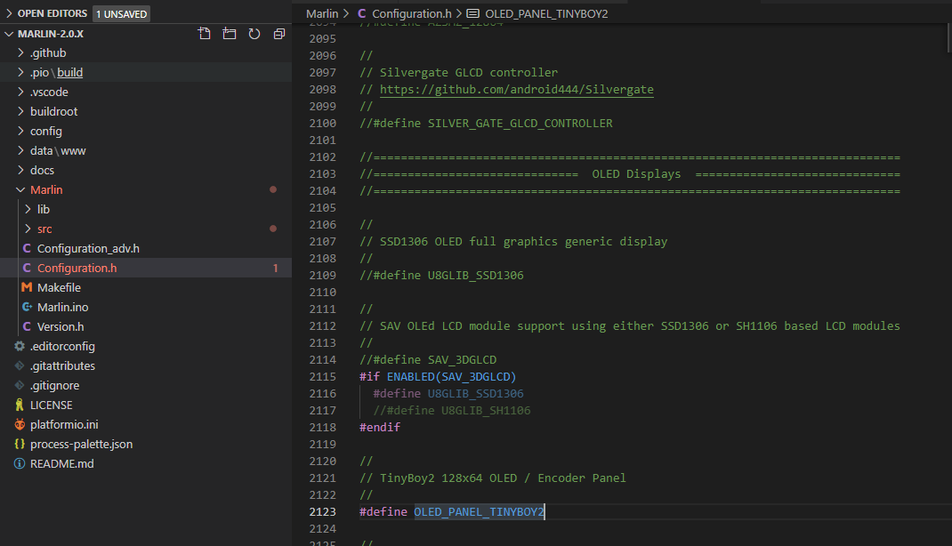 Small and Cheap Tiny OLED for Ender 3 (stock and SKR) : 9 Steps (with ...