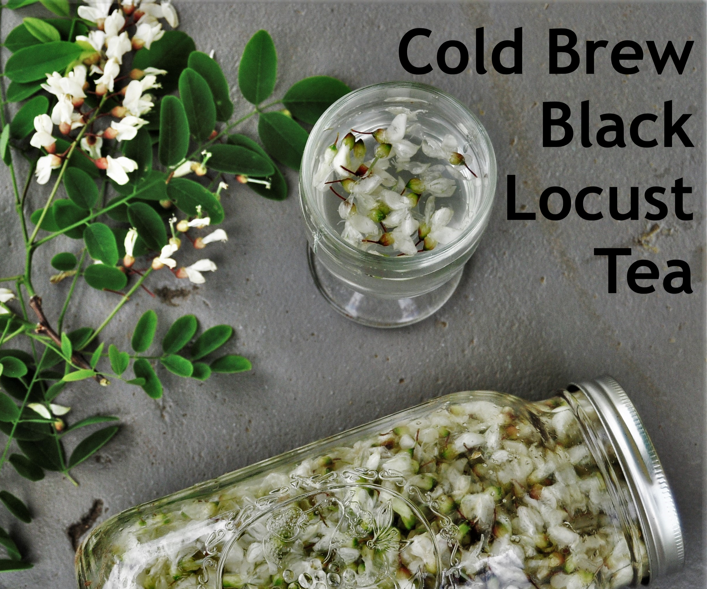 black locust flower cold brew tea DIY Project - Step-by-Step DIY ...