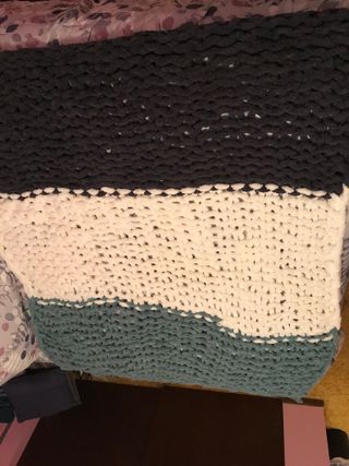 Easy Chunky Hand-Knitted Blanket in One Hour : 9 Steps (with Pictures ...