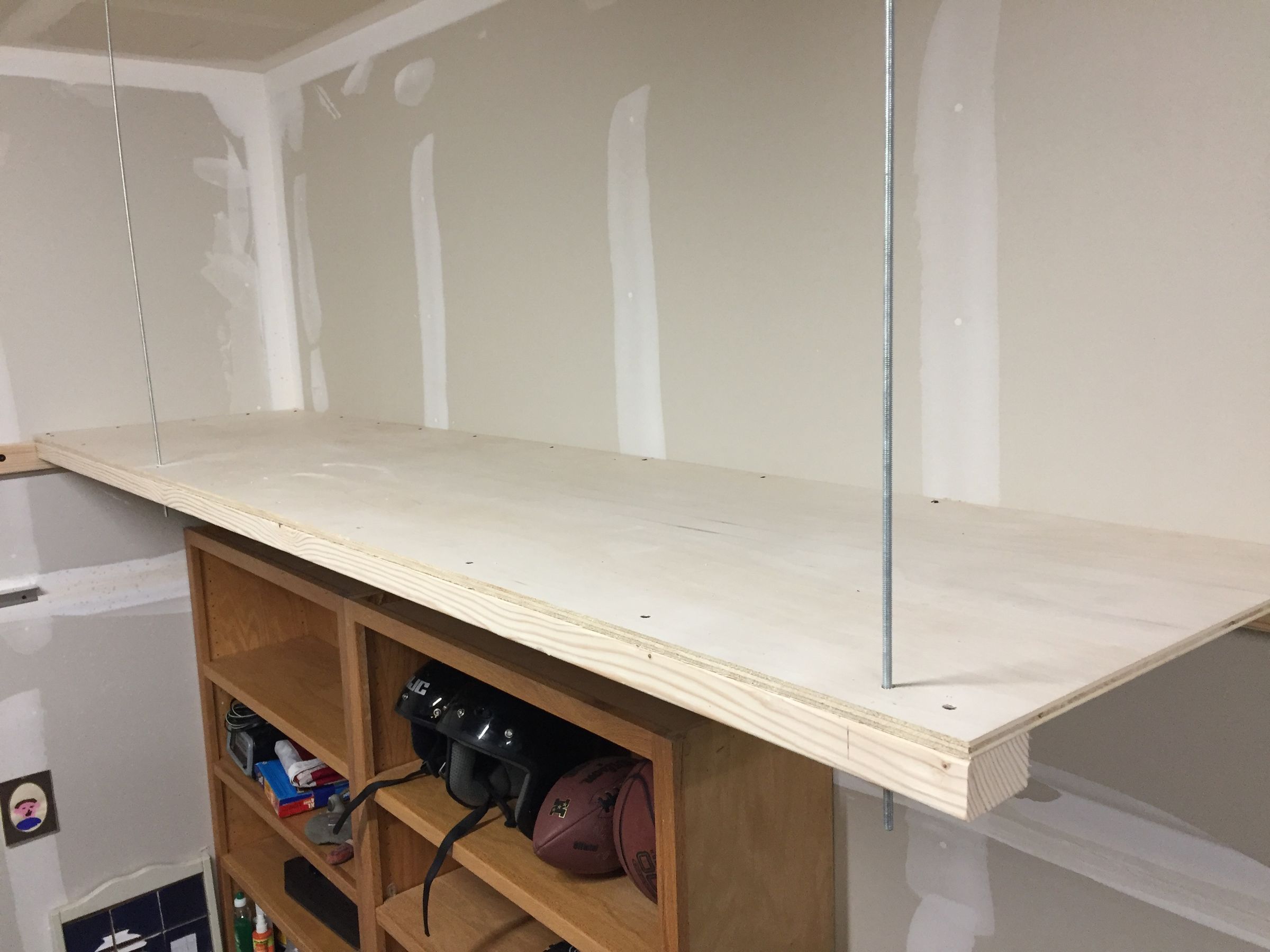 Overhead Garage Shelves : 12 Steps (with Pictures) - Instructables