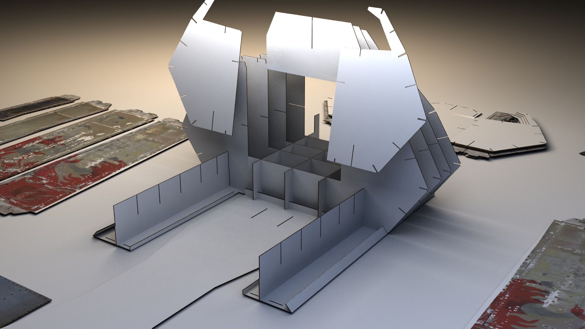 Full Scale Fighter Jet Cockpit From Cardboard : 7 Steps (with Pictures ...