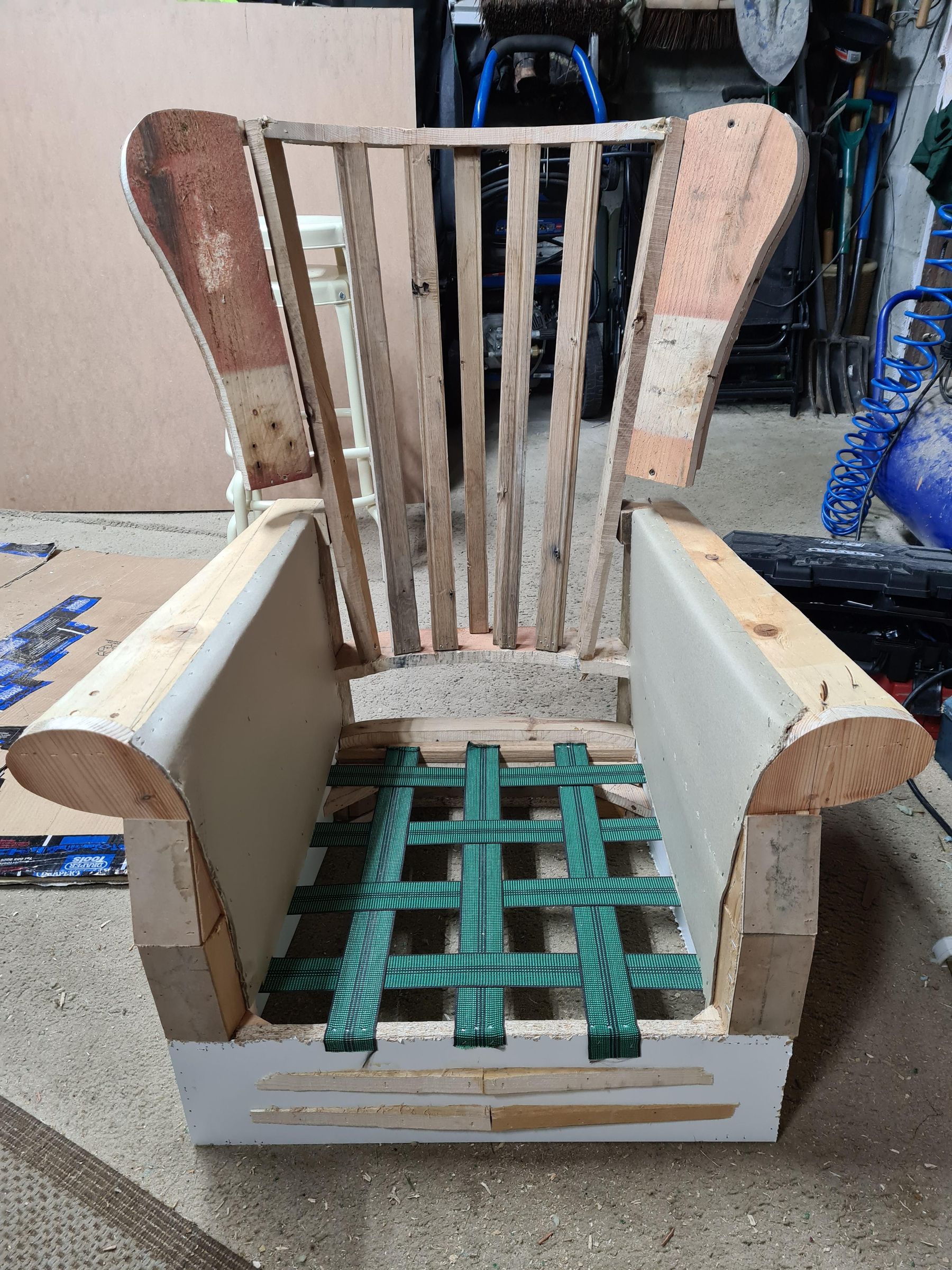 Wingback Armchair Full Build and Upholstery : 21 Steps (with Pictures ...
