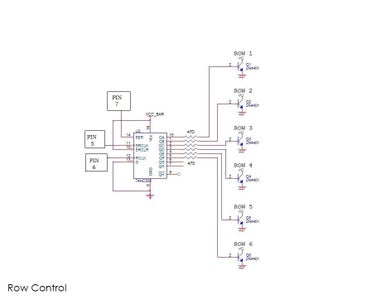 48 X 8 Scrolling LED Matrix Display Using Arduino and Shift Registers ...
