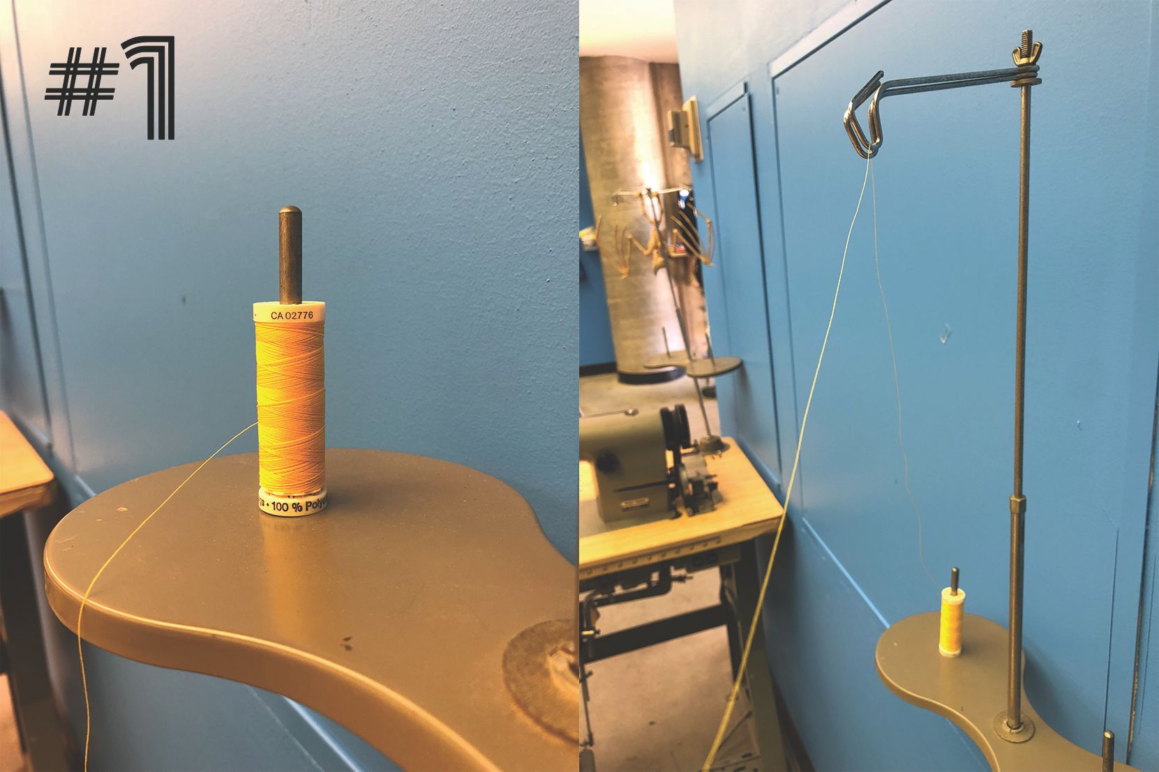 How to Thread a Juki Industrial Sewing Machine : 8 Steps (with Pictures ...