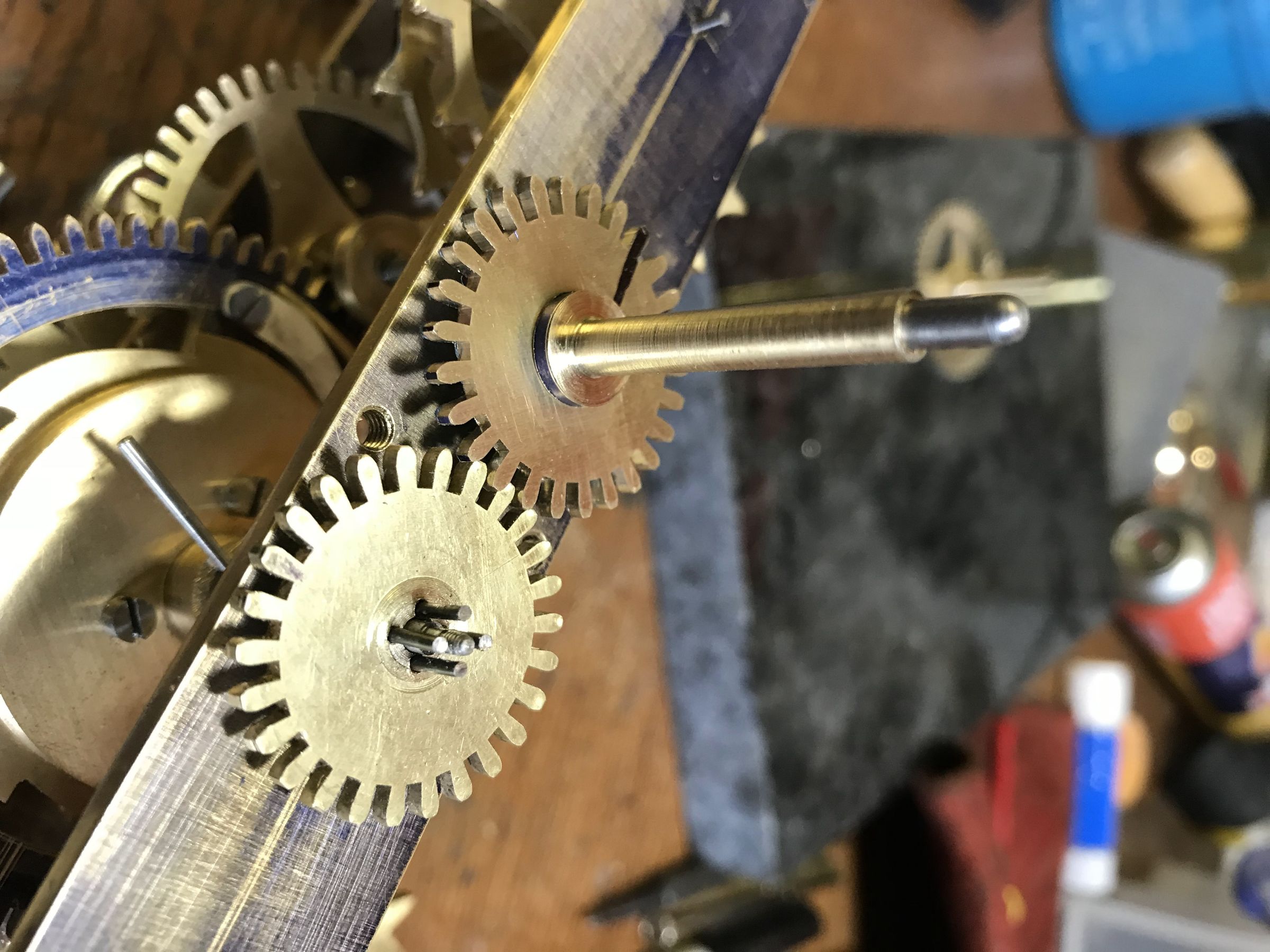 Making a Wall Hanging Brass Mechanical Alarm Clock in the Home Machine ...