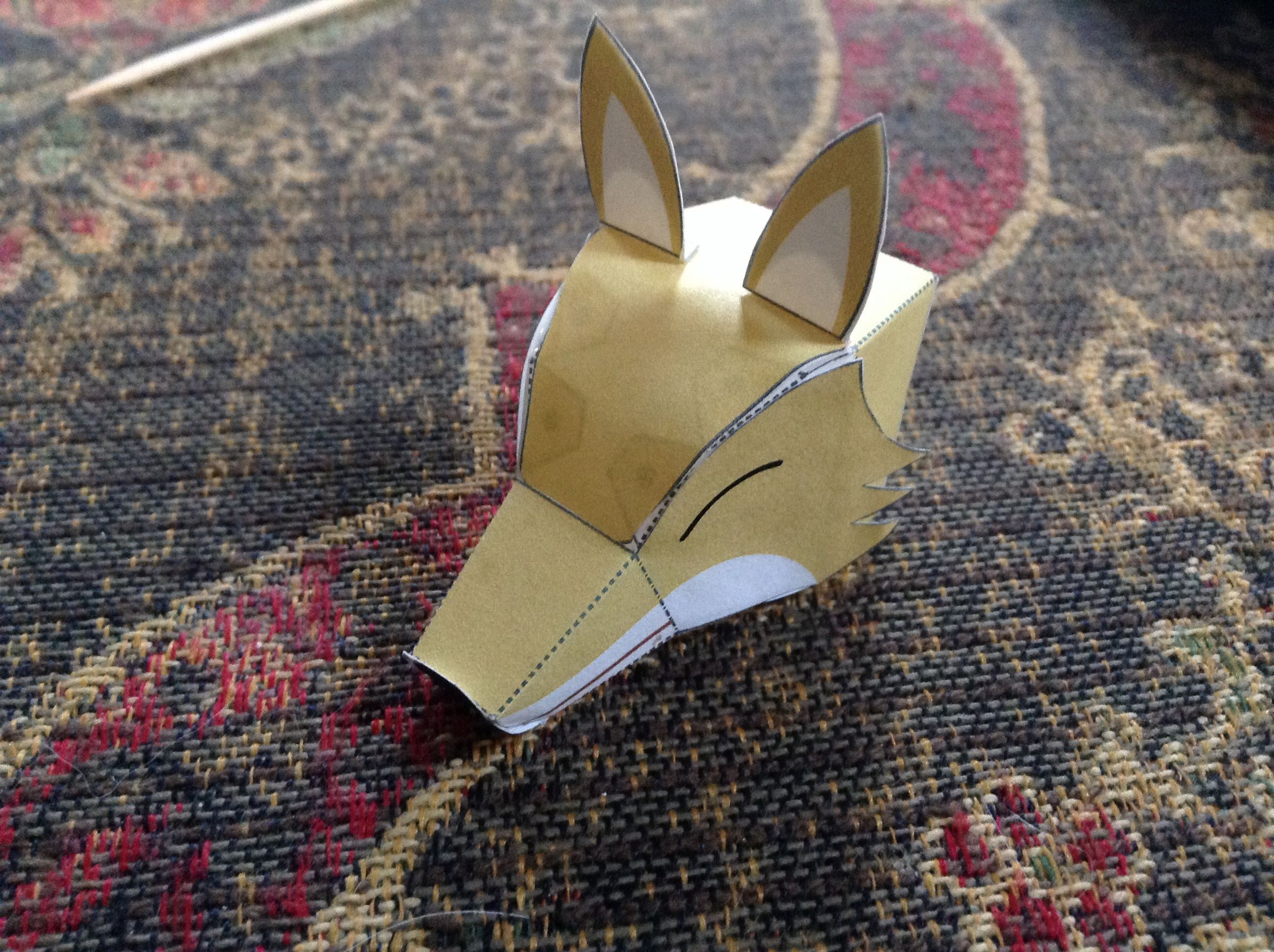 Diy Papercraft Fox : 9 Steps - Instructables