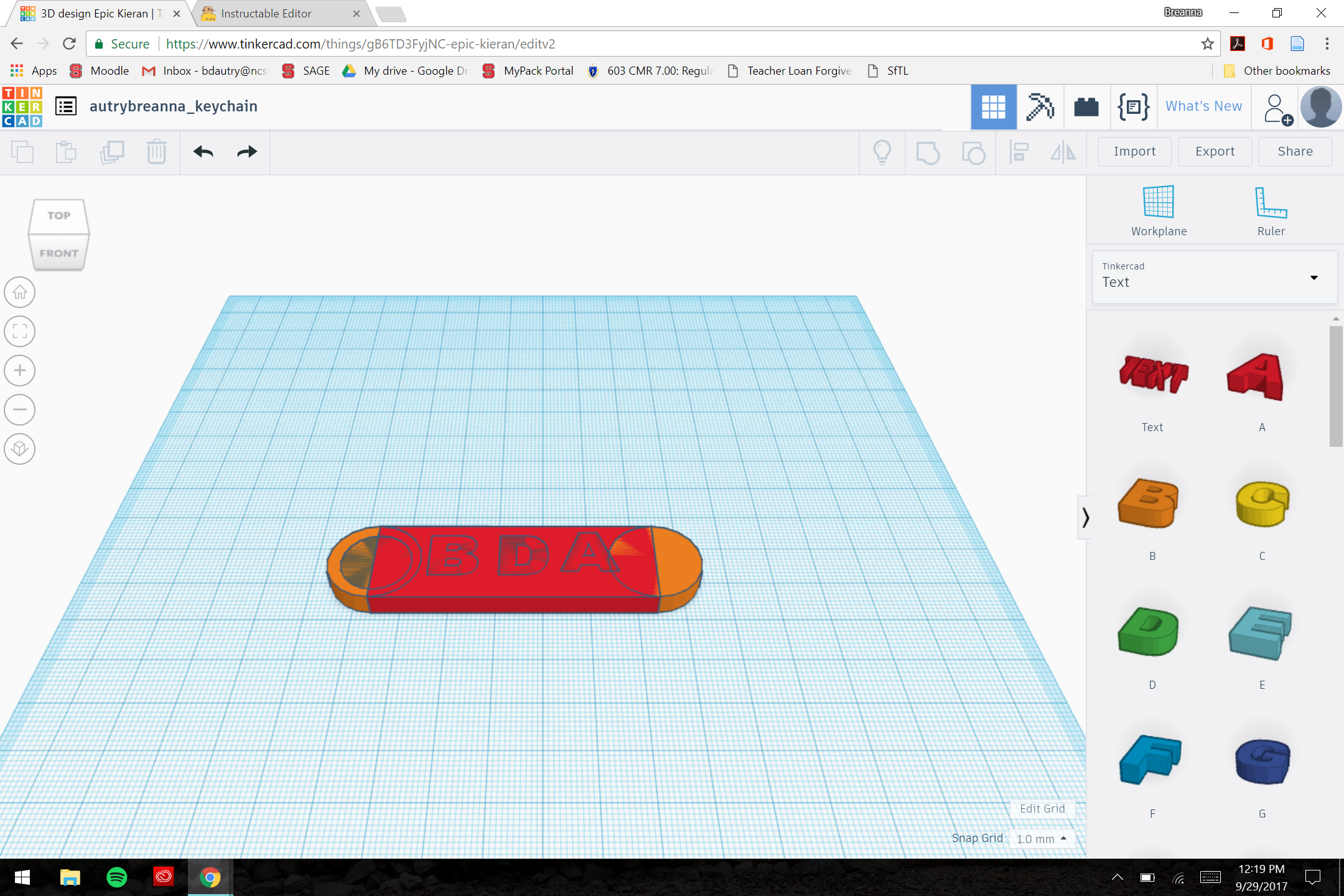 How to Use TinkerCad: Keychain Edition : 7 Steps (with Pictures ...