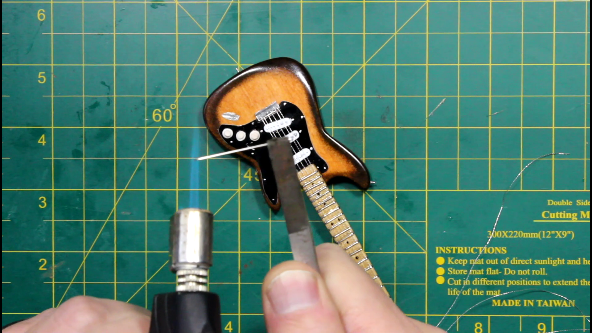 Make a Scale Electric Guitar : 16 Steps (with Pictures) - Instructables
