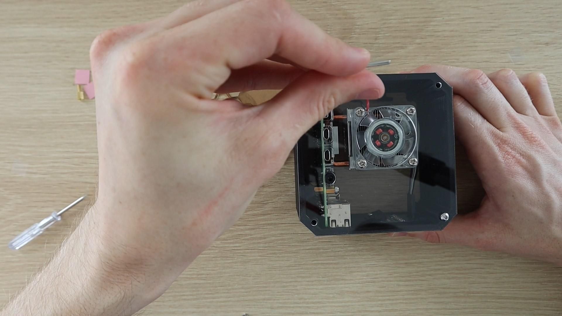 DIY Raspberry Pi Desktop Case With Stats Display : 9 Steps (with ...