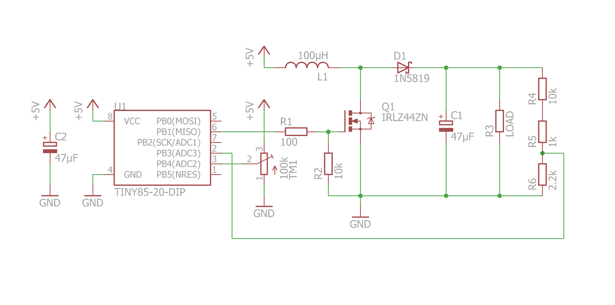 DIY Boost Converter || How to Step Up DC Voltage Efficiently : 5 Steps ...