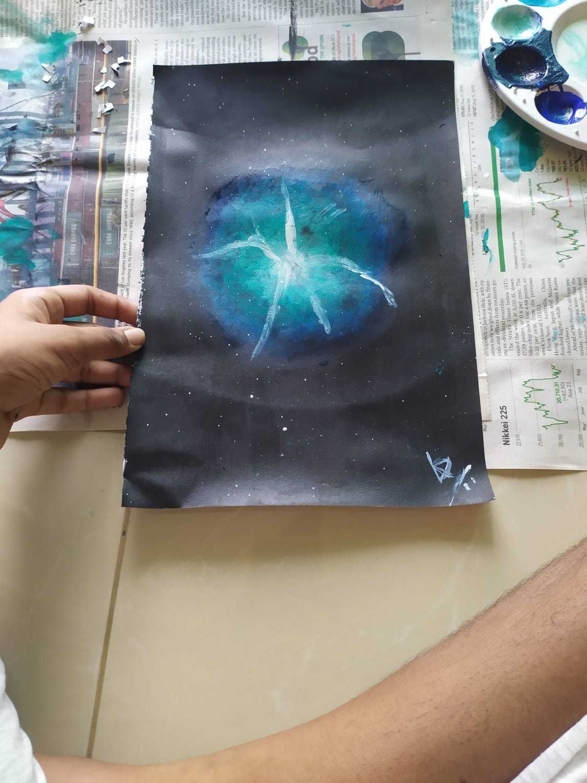 Simple Supernova Painting (no Painting Skills Required!) : 6 Steps ...