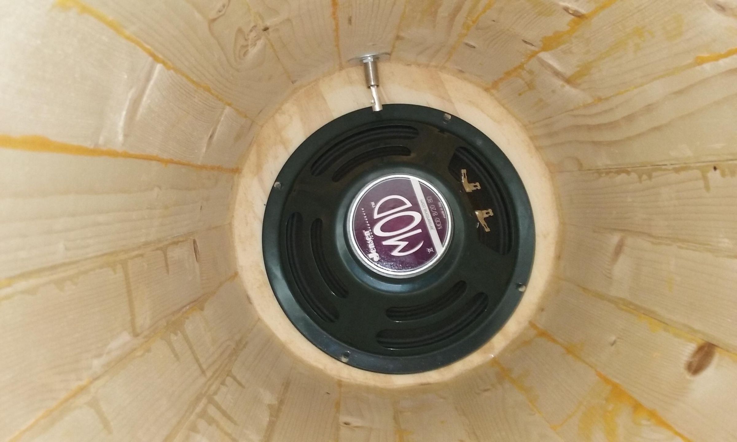 Cylindrical Speaker Cabinet for Guitar Amplifier (Wooden Cylinder) : 10 ...