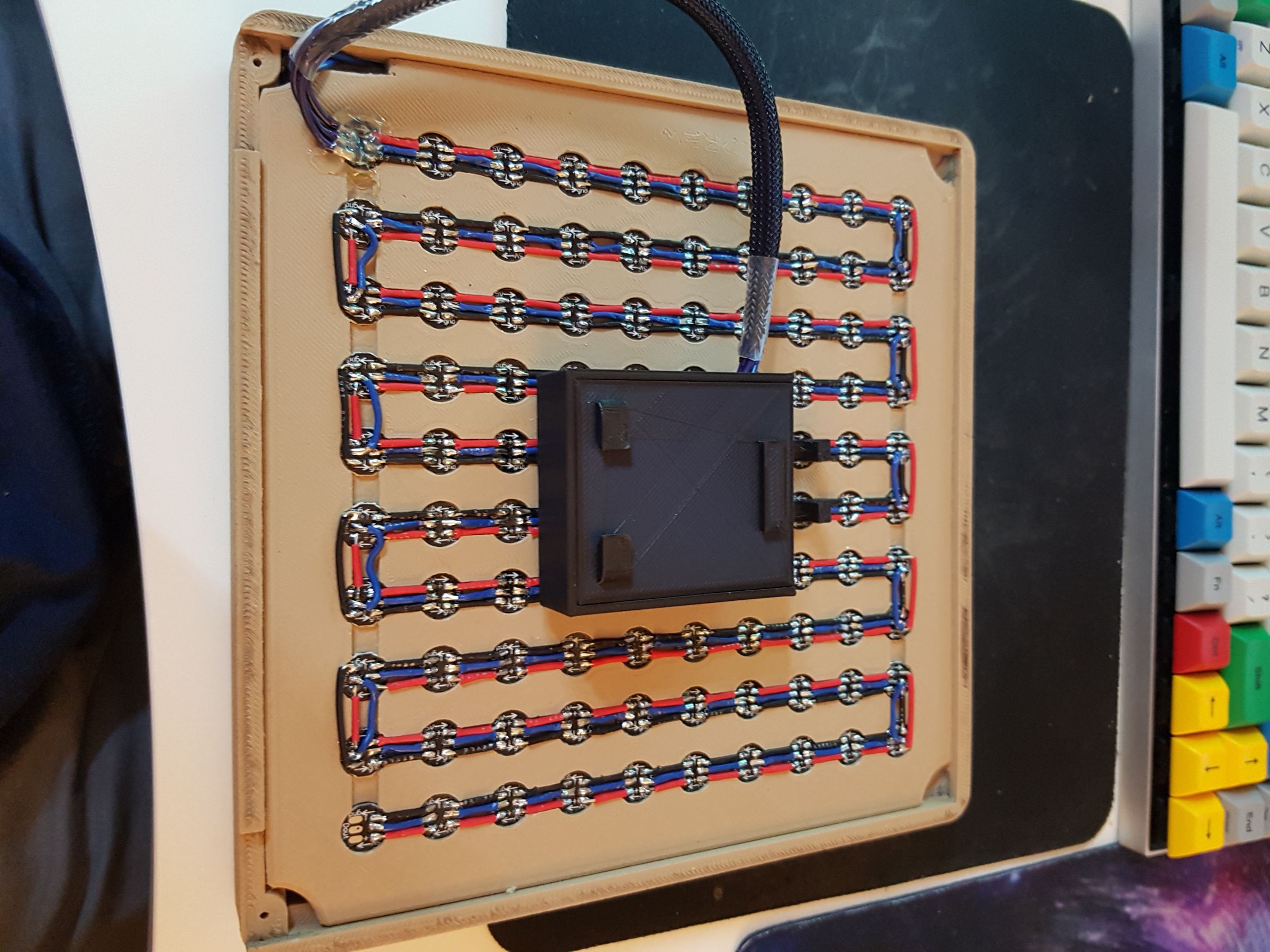 Design and 3D Print an RGB Word Clock : 13 Steps (with Pictures ...