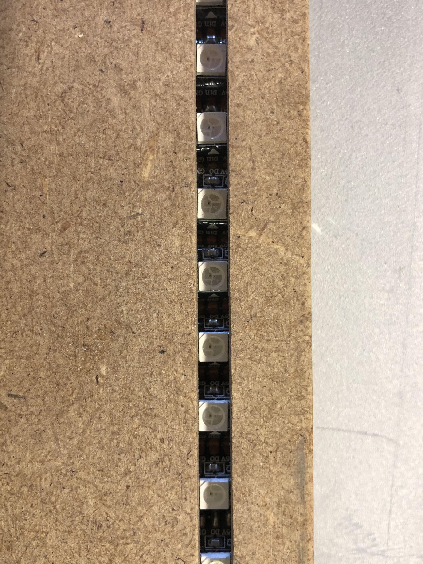 LED Aduino Horizontal Edge Lit Clock WemosD1 : 7 Steps (with Pictures ...
