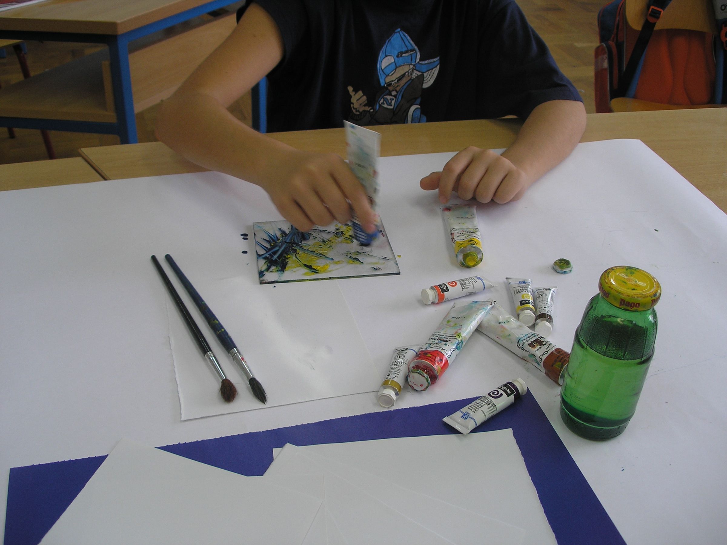 Monotype/Monoprint Tutorial for Beginners and Children : 8 Steps ...