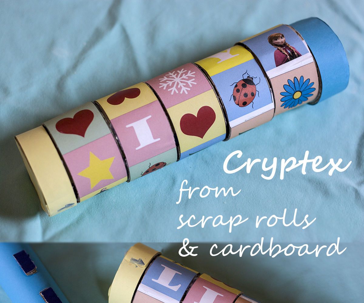 Cryptex From Scrap Cardboard : 7 Steps (with Pictures) - Instructables