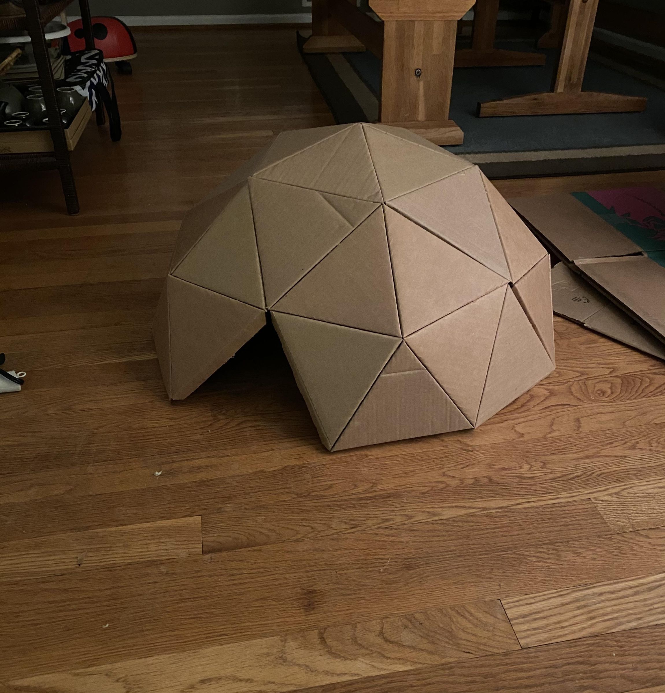 Cardboard Geodesic Dome : 7 Steps (with Pictures) - Instructables