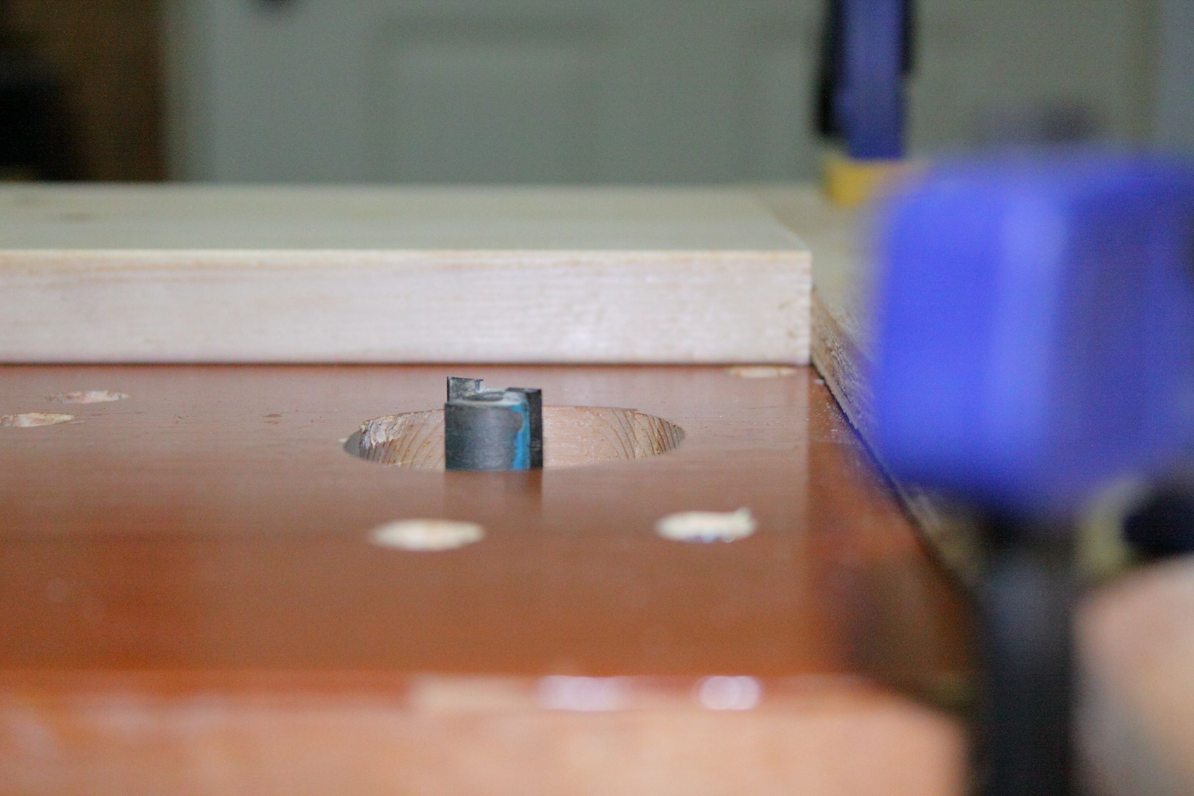 Simple Router Table From Reclaimed Desk : 6 Steps (with Pictures ...
