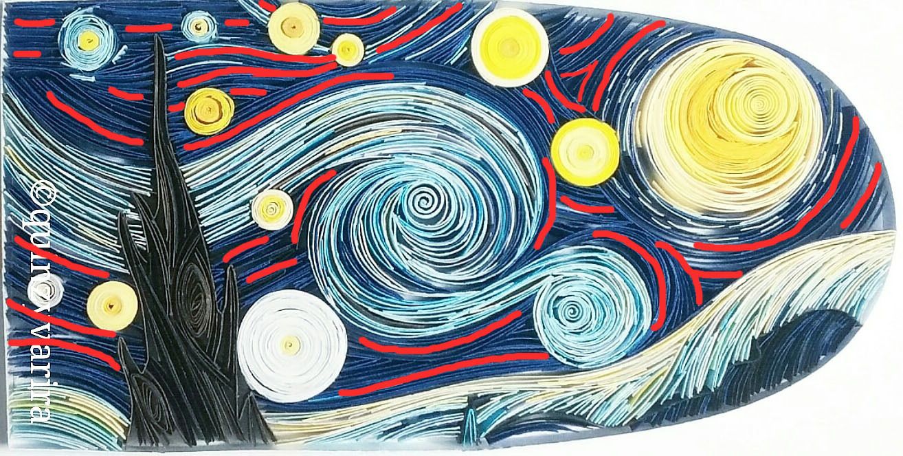 Tutorial the Starry Night Paper Quilling : 7 Steps (with Pictures ...