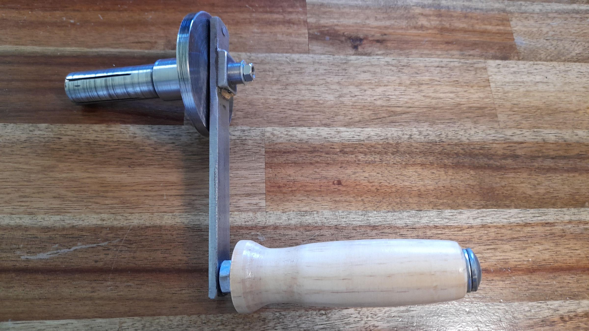 A Quick-release Spindle Crank for the Mini Lathe : 5 Steps (with ...