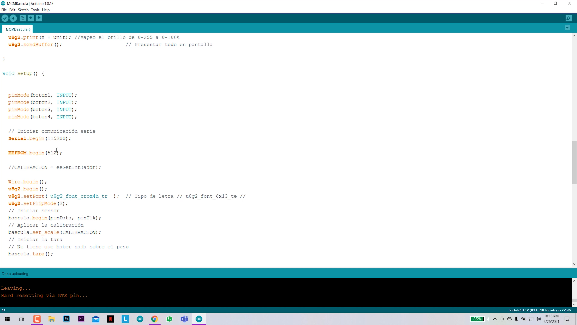 DIY Arduino Smart Digital Scale | ESP8266 + HX711 : 10 Steps (with ...
