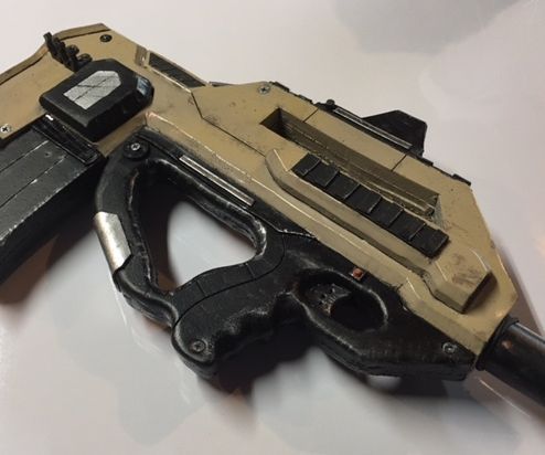 eva foam prop bullpup blaster tutorial DIY Project - Step-by-Step DIY Project | FindingDIY