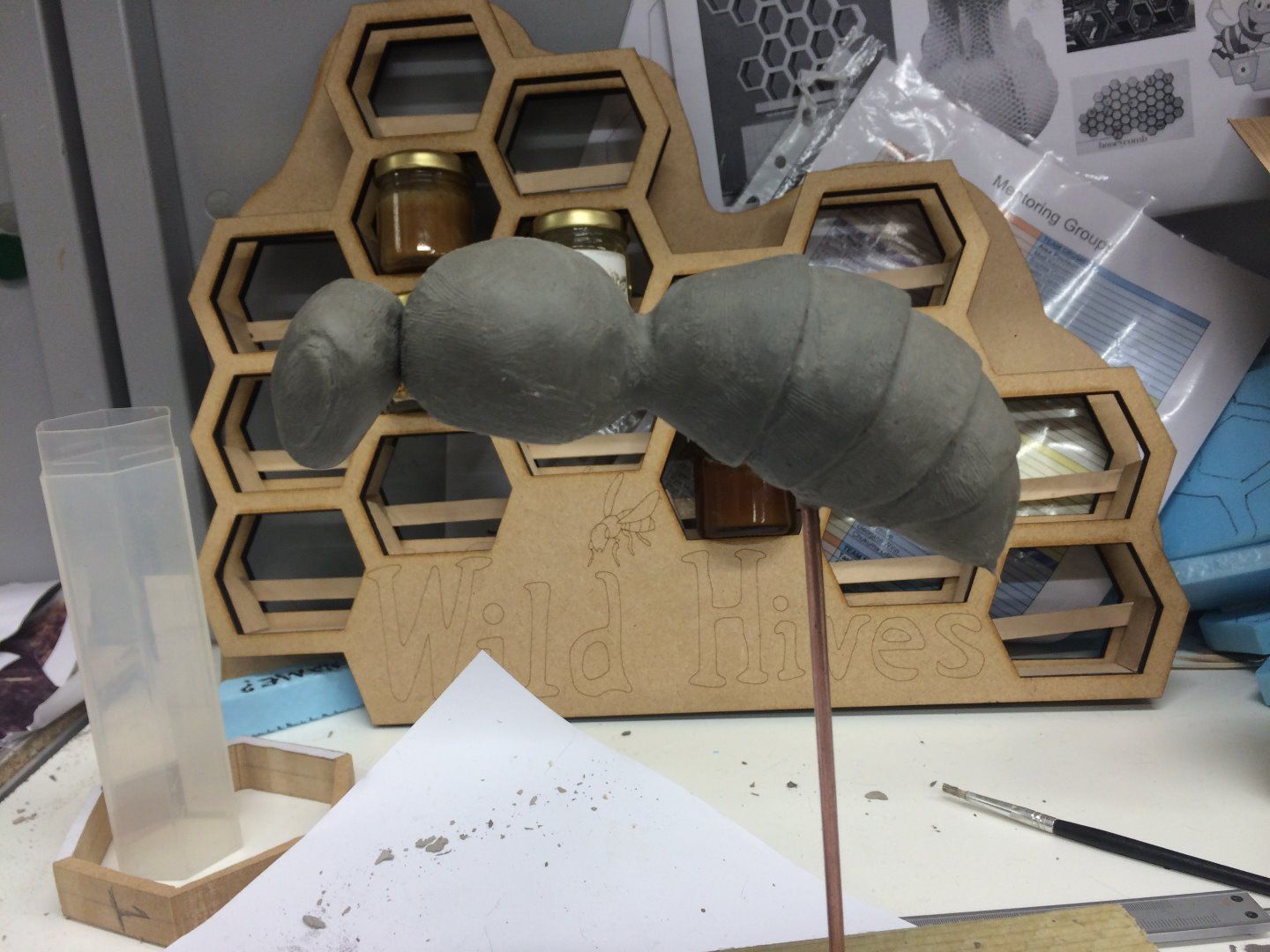 CNC Machining Project: Wild Hives Honey Display : 11 Steps (with ...