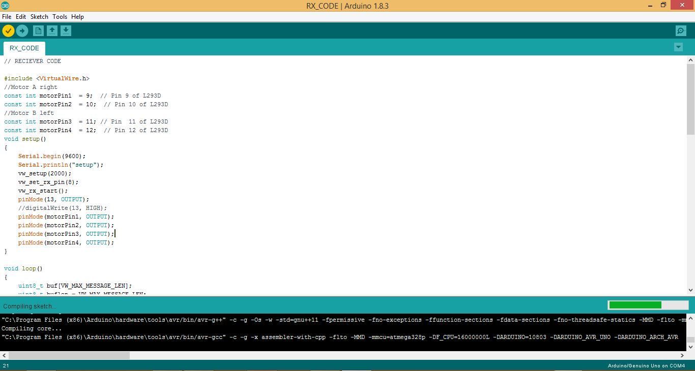 Arduino RF Controlled Robot : 4 Steps - Instructables