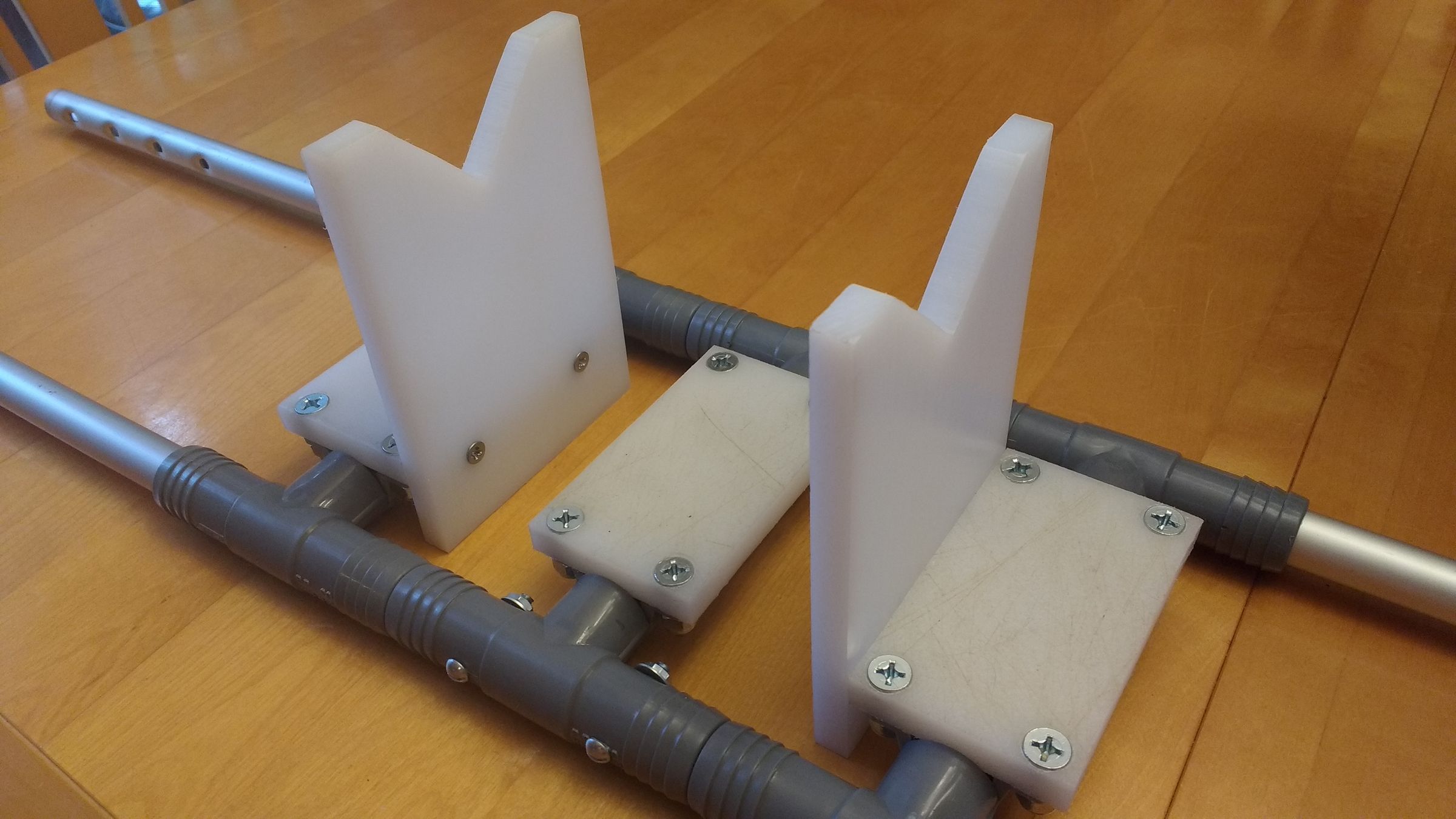 Fishing Rod Wrapping Jig Made From Crutches & HDPE Cutting Board : 8 ...