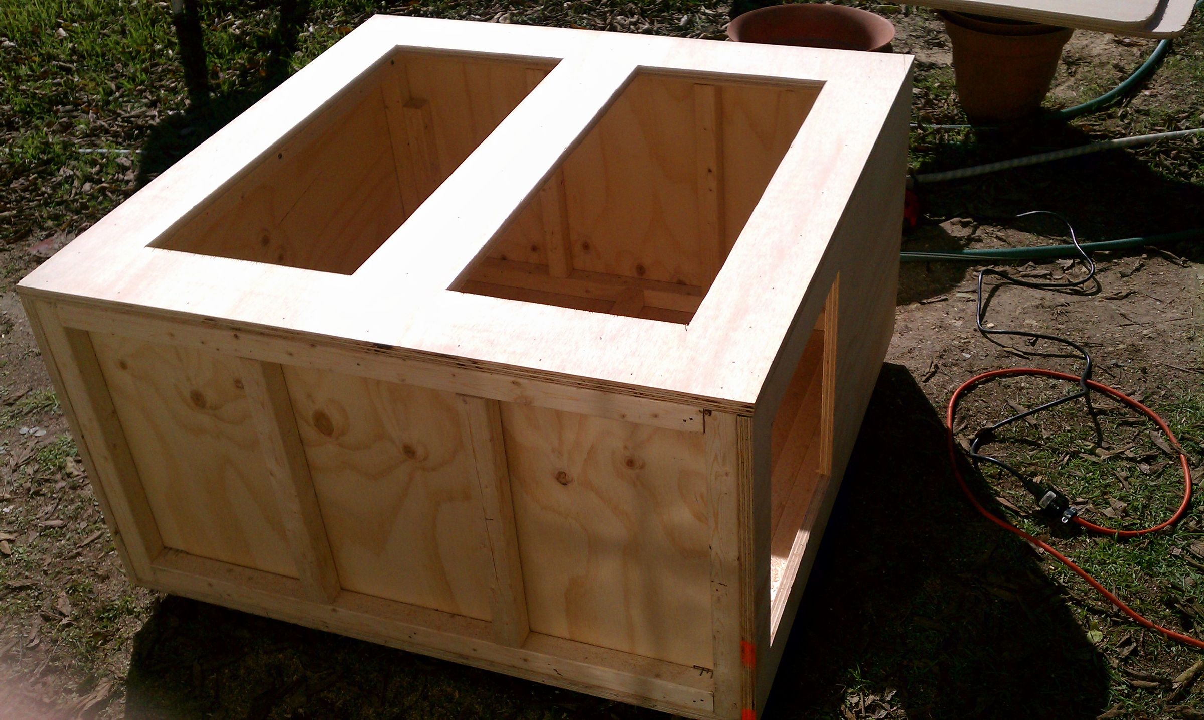 Fish Aquarium Stand (40 Breeder Tank With Hidden Sump Door) : 12 Steps ...