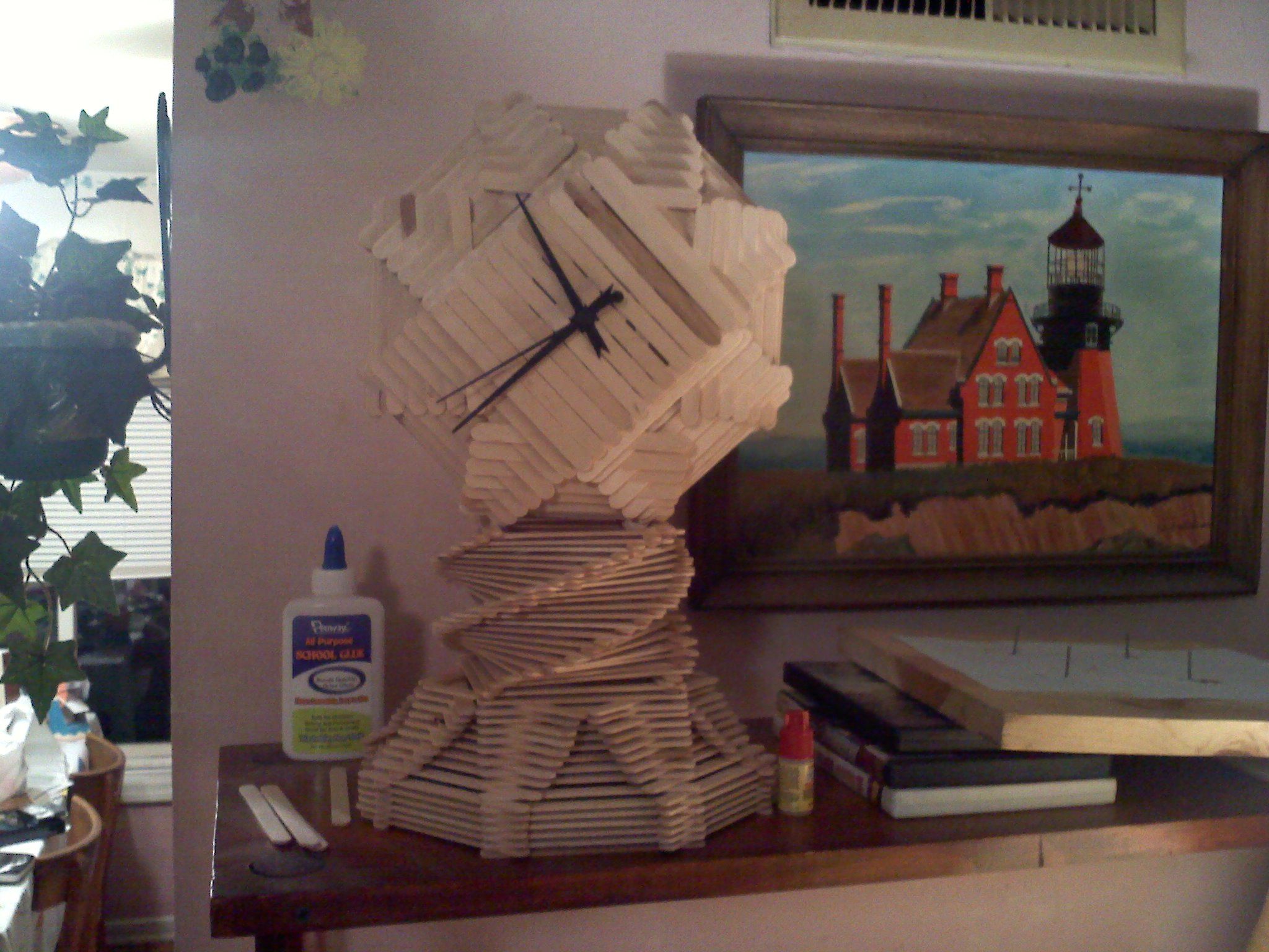 Popsicle Stick Clock : 6 Steps (with Pictures) - Instructables