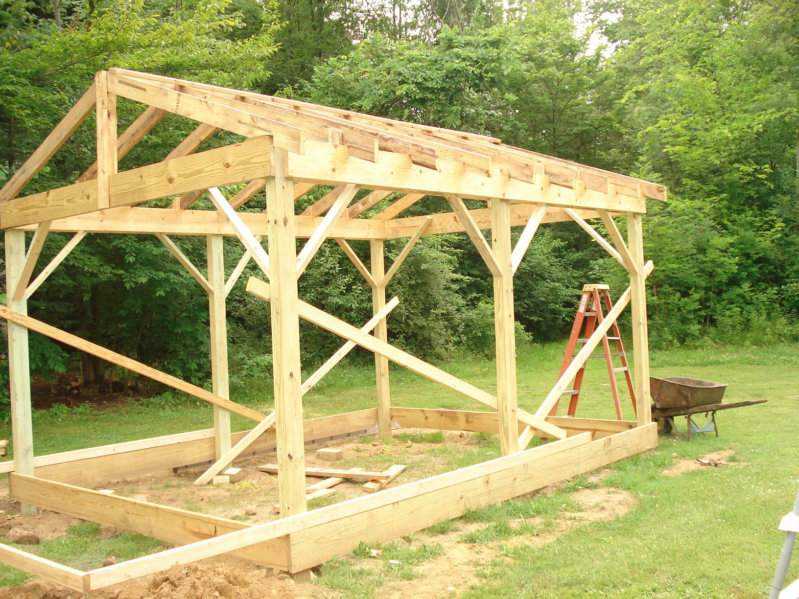 How to Build a 12x20 Cabin on a Budget : 15 Steps (with Pictures ...