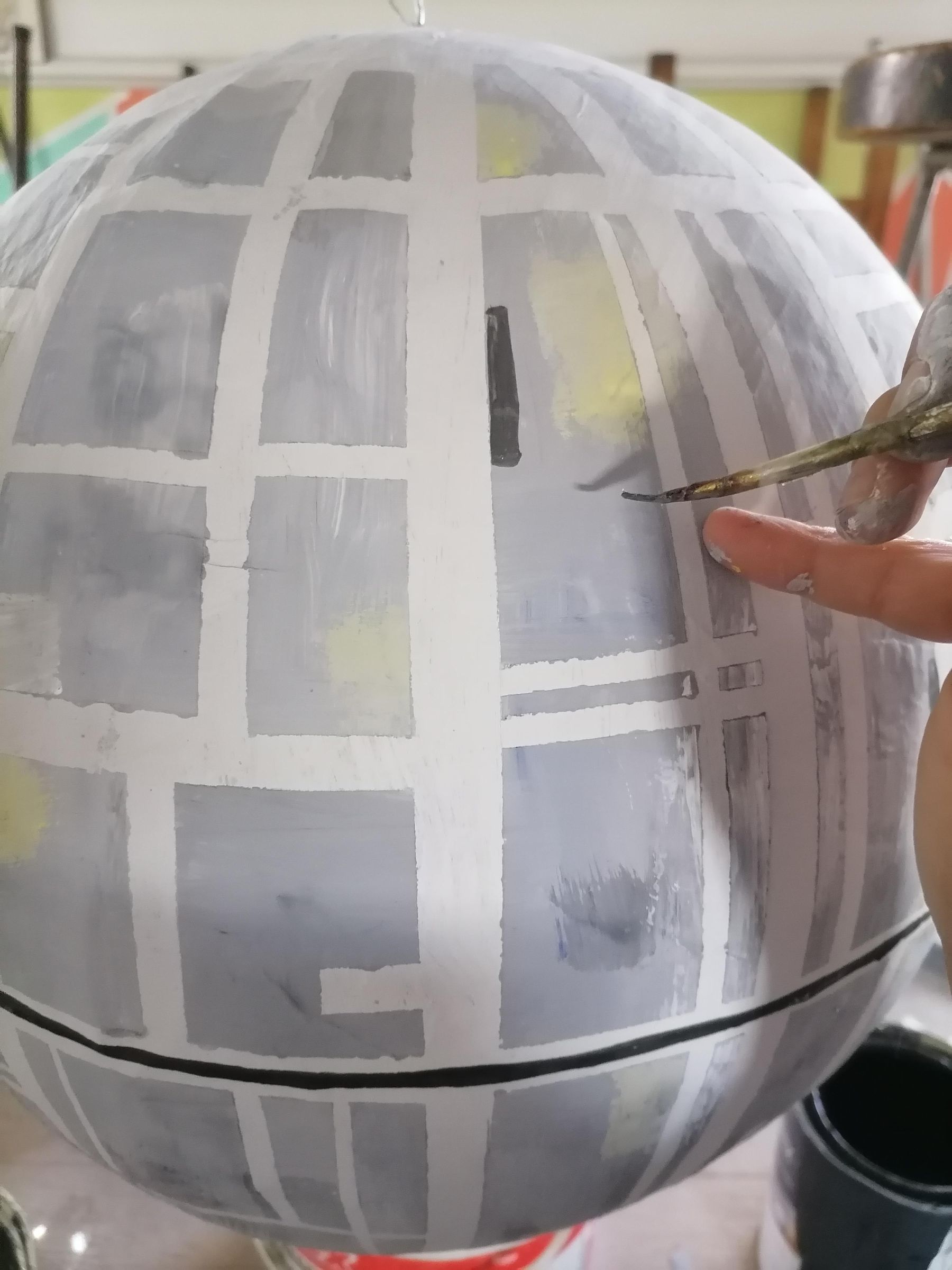 Paper Maché Death Star : 7 Steps (with Pictures) - Instructables