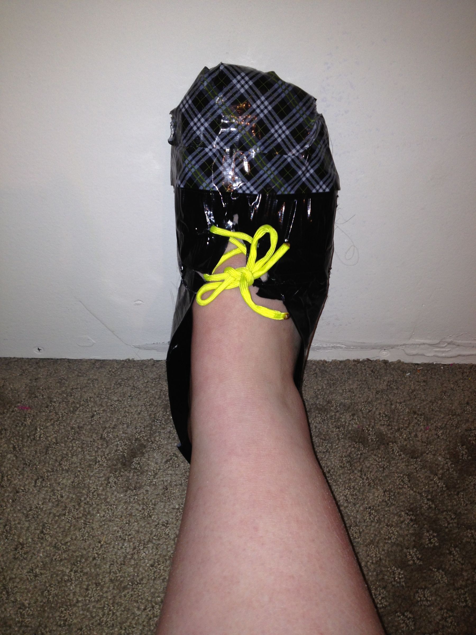 duct tape shoes DIY Project - Step-by-Step DIY Project | FindingDIY
