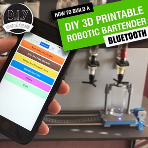 Arduino Robotic Bartender - 3D Printable & Bluetooth : 32 Steps (with Pictures) - Instructables