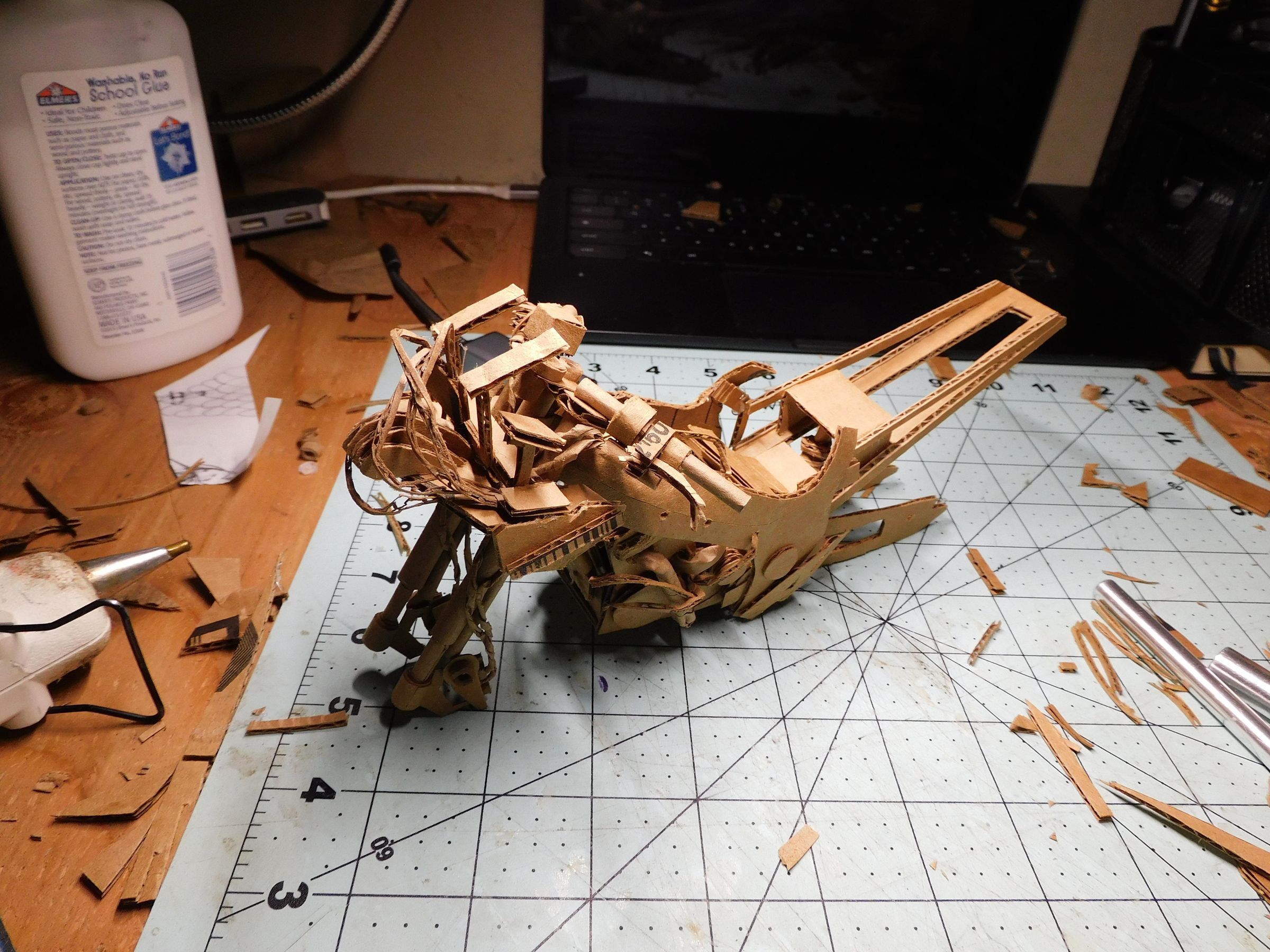 Cardboard Suzuki Hayabusa Chassis : 17 Steps (with Pictures ...