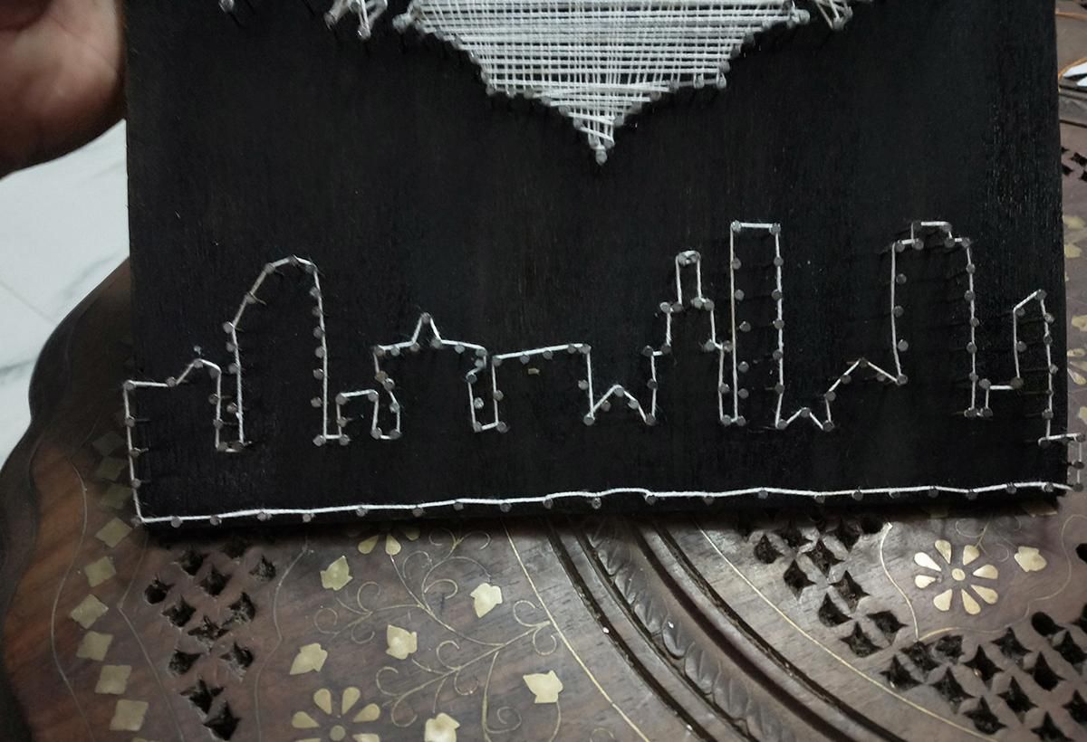BATMAN | String Art : 6 Steps (with Pictures) - Instructables
