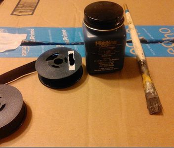 How to Re-ink a Typewriter Ribbon. : 3 Steps (with Pictures ...