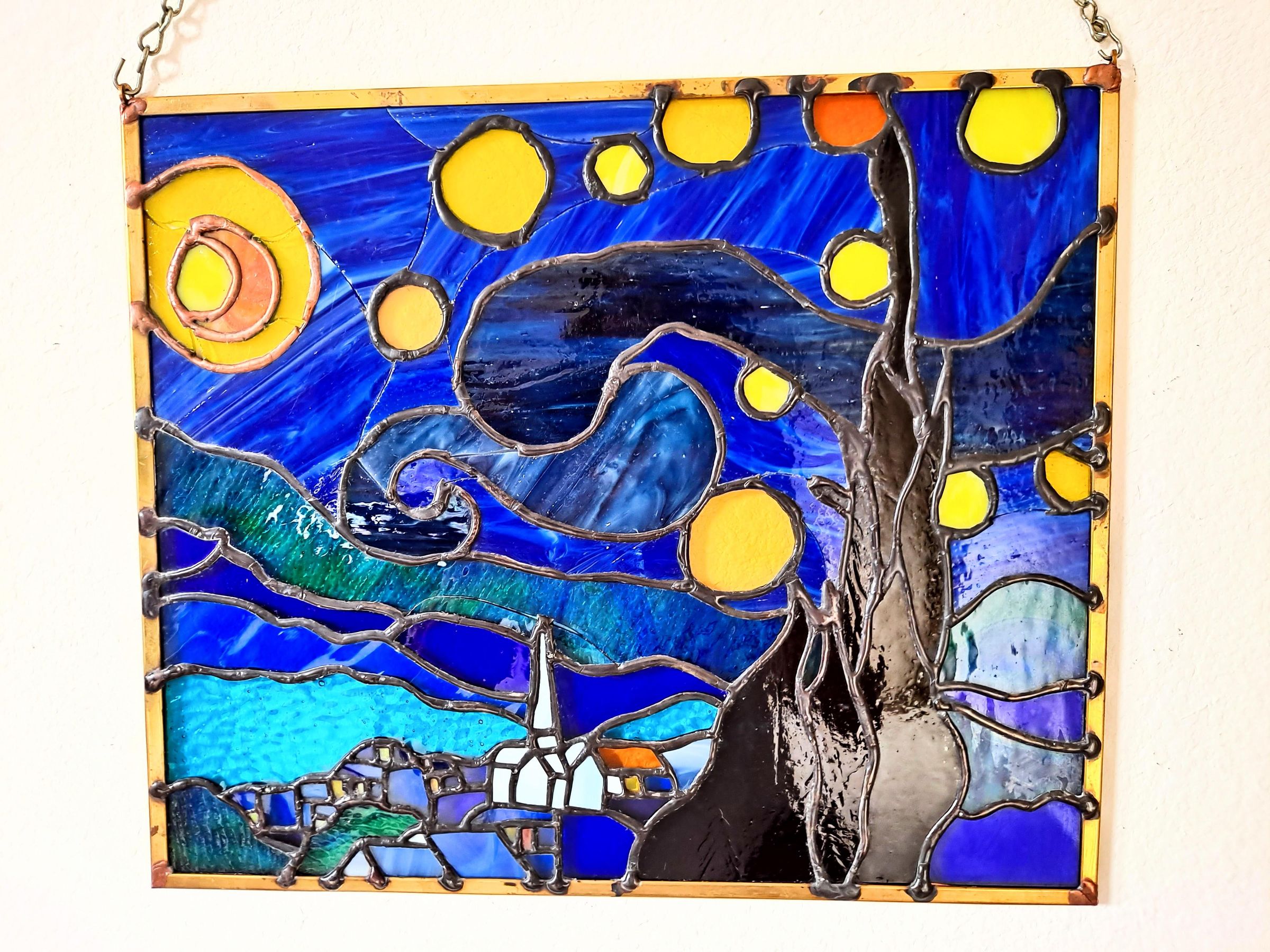 Starry Night Stained Glass : 9 Steps (with Pictures) - Instructables