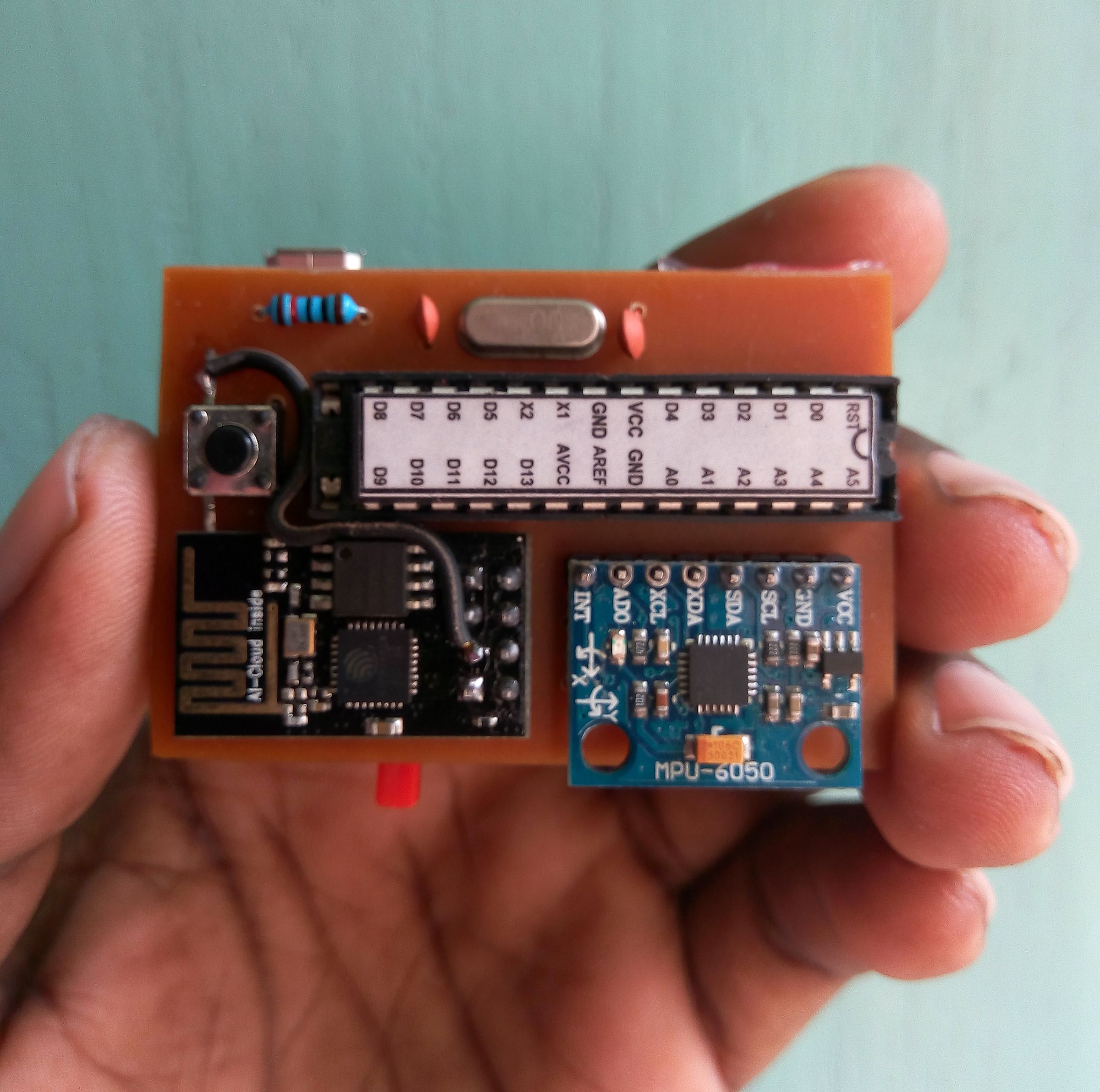 Emergency Fall Notifier With Panic Button : 17 Steps (with Pictures ...