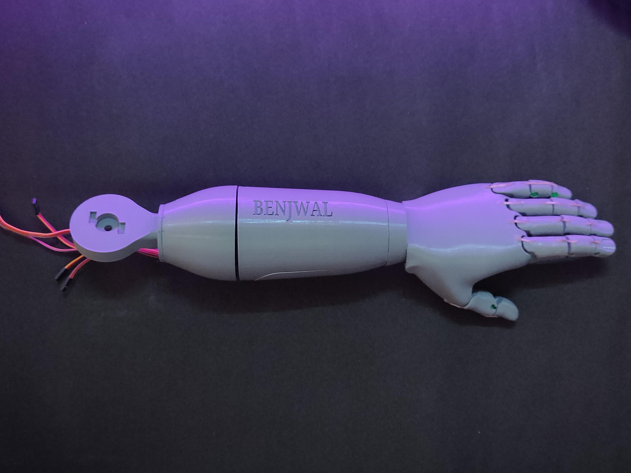 Cyborg Hand : Robotic-cum-Prosthetic Servo Powered Hand : 6 Steps (with ...