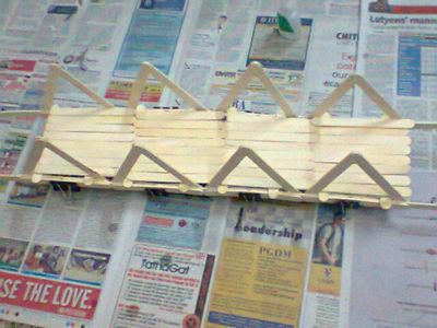 Bridge Prototype Using Ice-cream Sticks - Instructables
