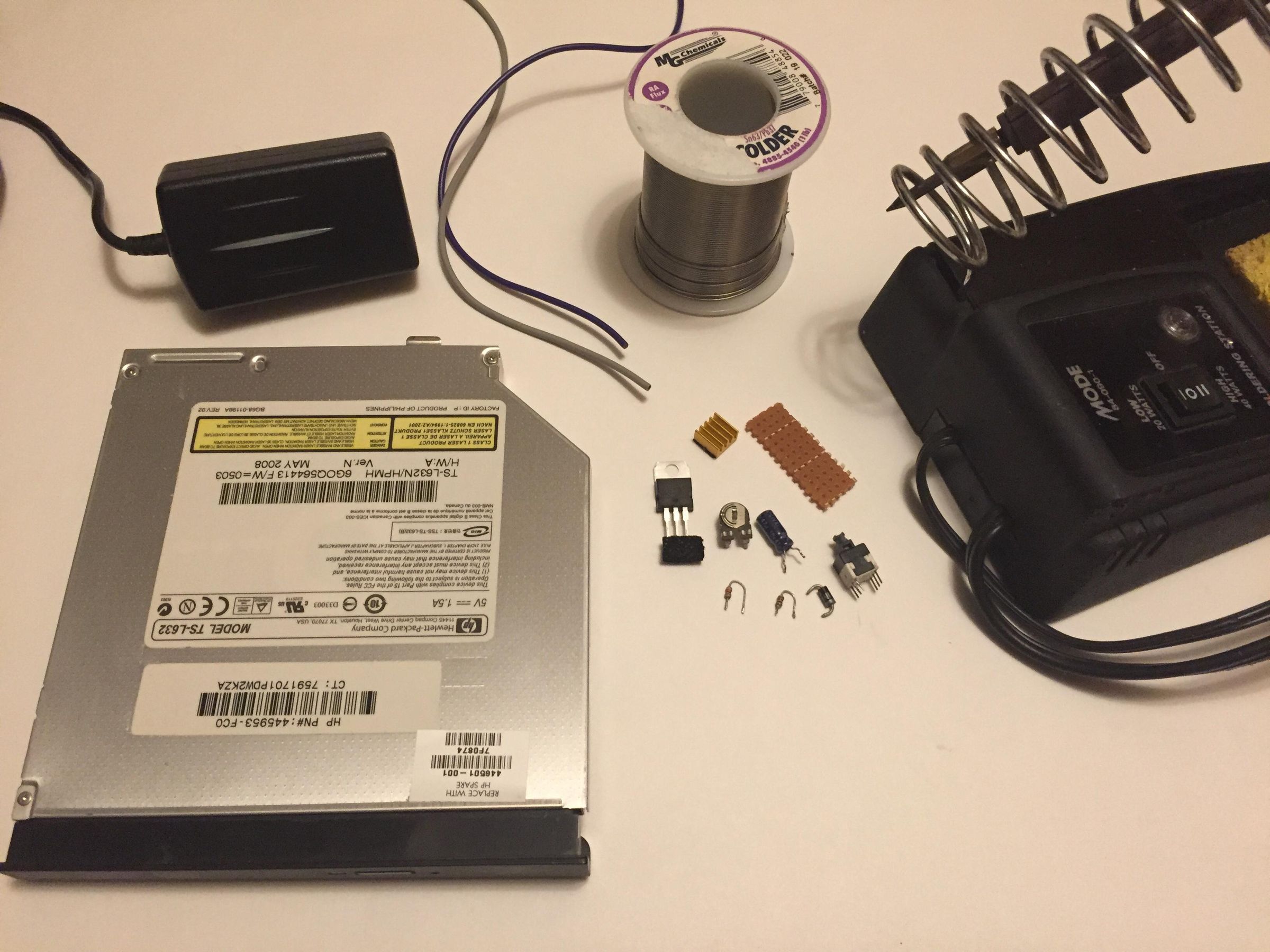 Harvesting a Laser Diode From an Optical Drive : 3 Steps (with Pictures ...