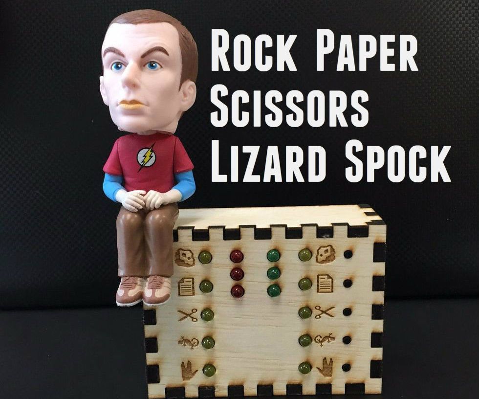 Rock Paper Scissors Lizard Spock Desk Toy : 14 Steps (with Pictures ...